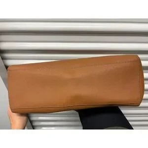 Tory Burch | Bags | Tory Burch Emerson Tan Saffiano Leather Triple ...